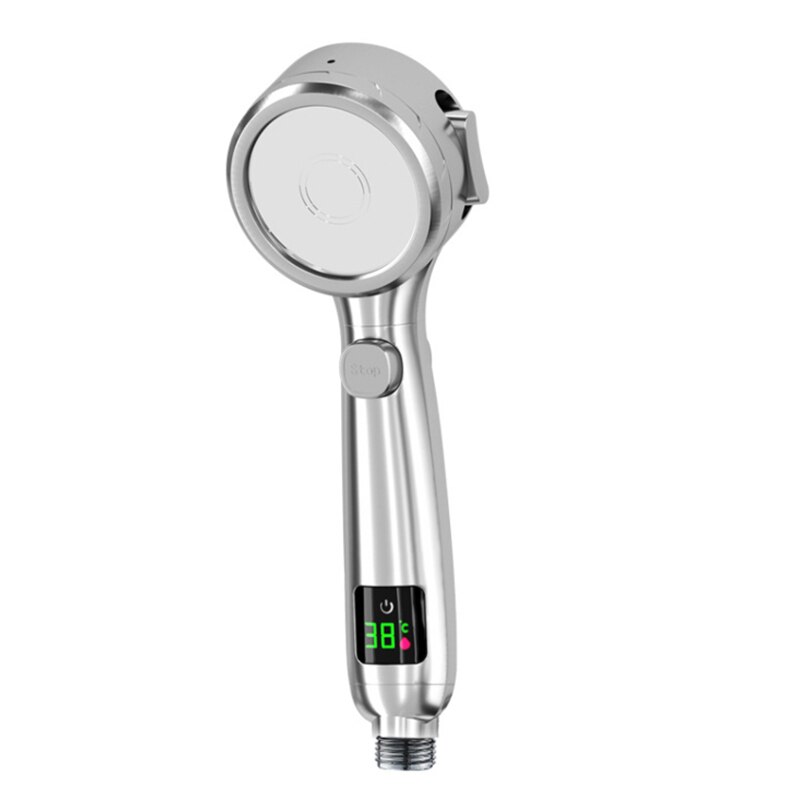 4 Modes Temperature DigitDisplay Shower Head Handh... – Grandado
