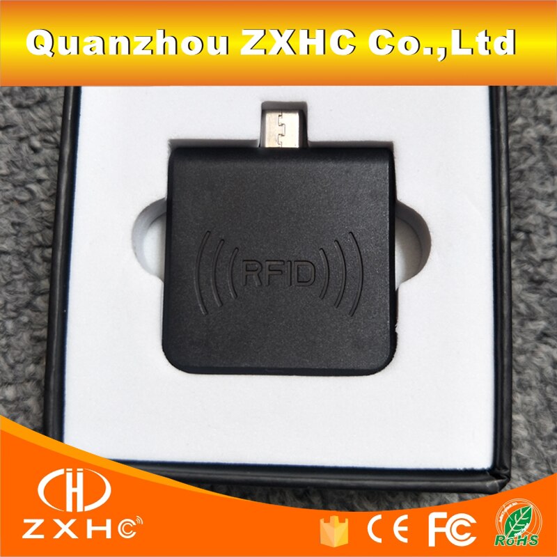 Portable 13.56 MHz F08/MF S50 RFID Reader Android ... – Grandado
