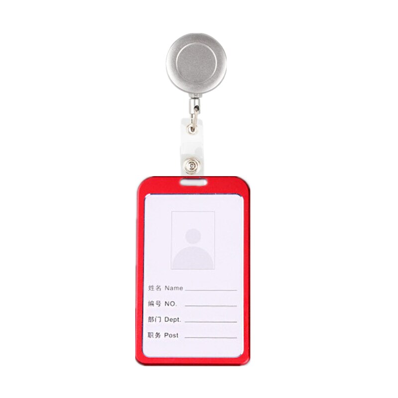 1PC Work Card Holders With Retractable Badge Reel ... – Vicedeal