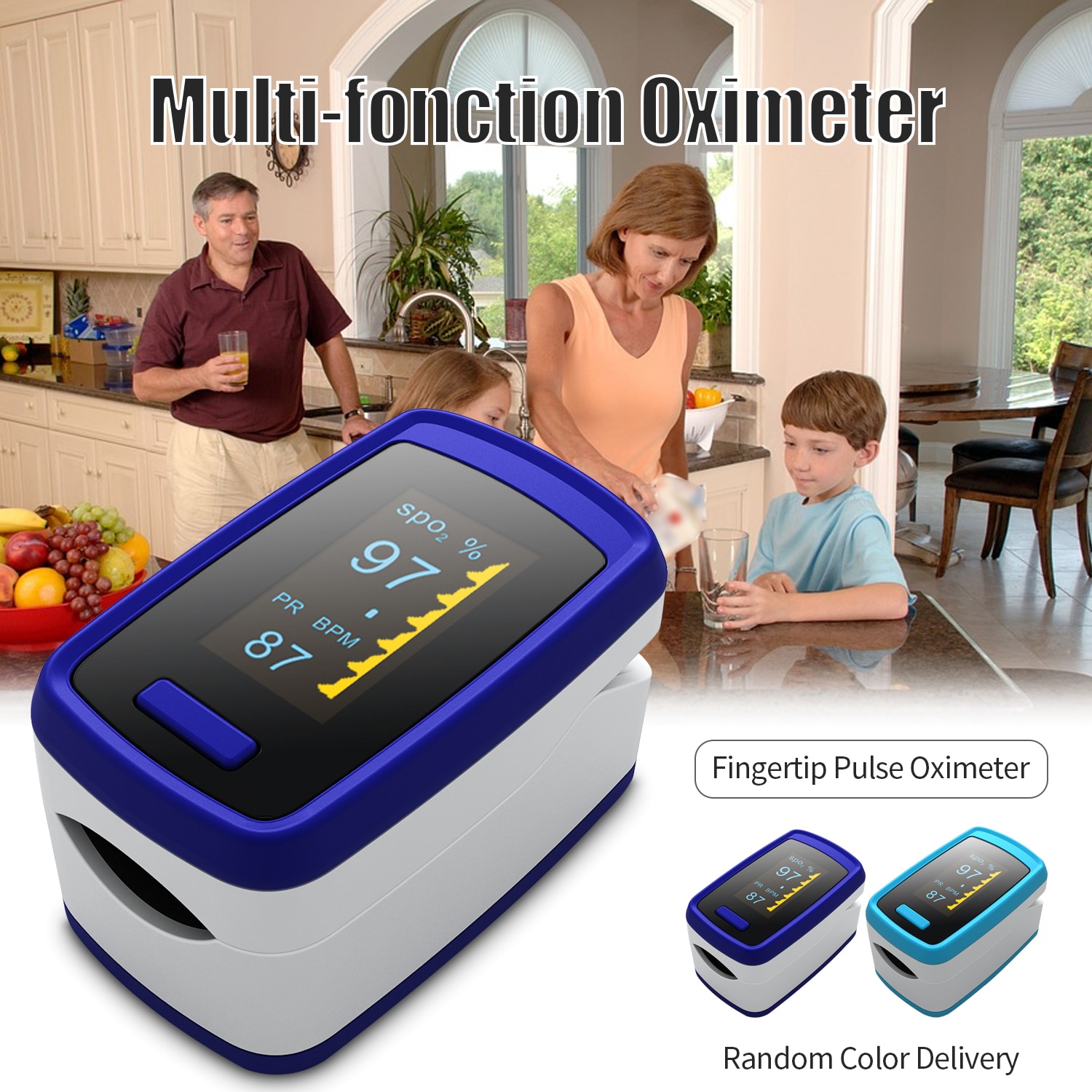 LED Display Blood Oxygen Sensor Digital Fingertip ... – Vicedeal