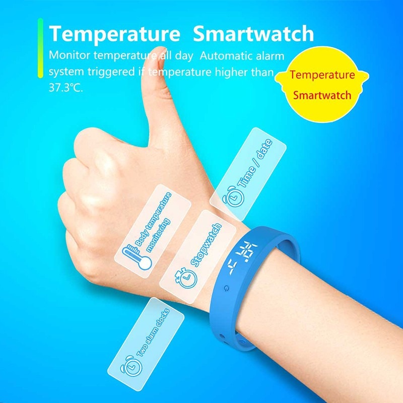 V9 Smart Bracelet With Body Temperature Monitoring... – Grandado