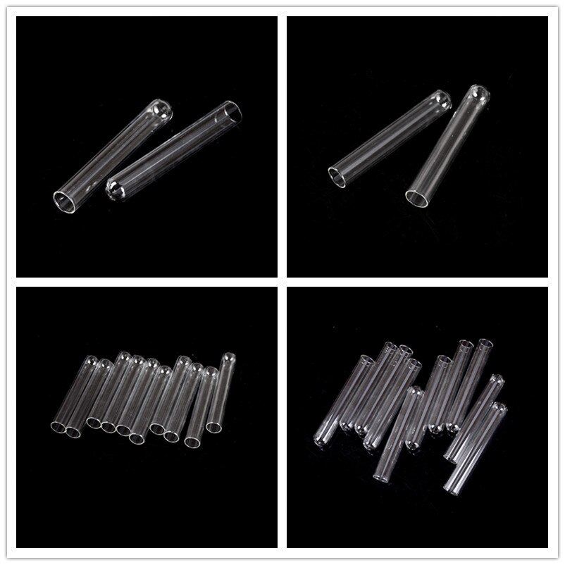 10pcs 100mm Thick Wall Test Tube Pyrex Glass Blowi... – Grandado
