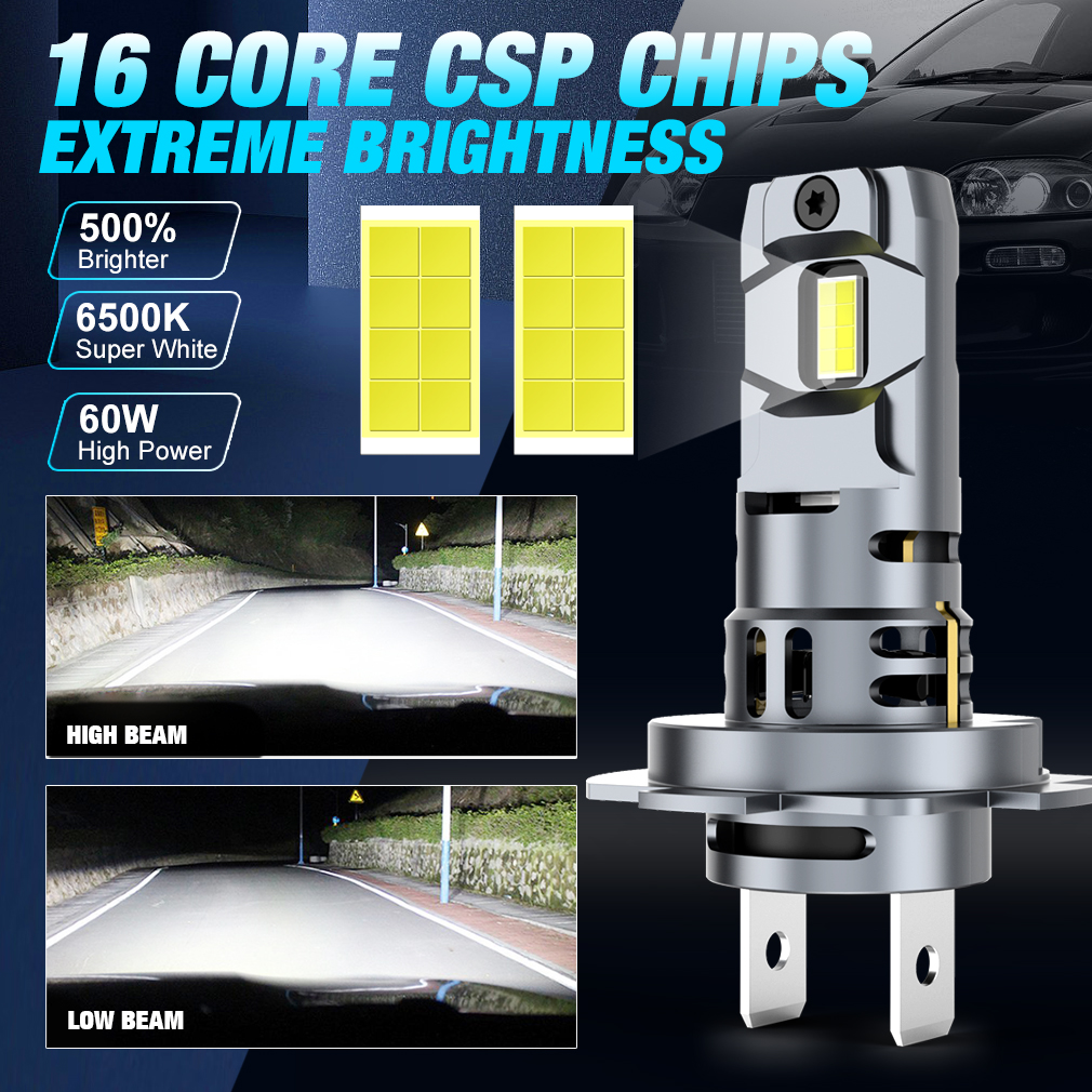 XSTORM H7 LED Scheinwerfer Birne Mini Drahtlose 60... – Grandado