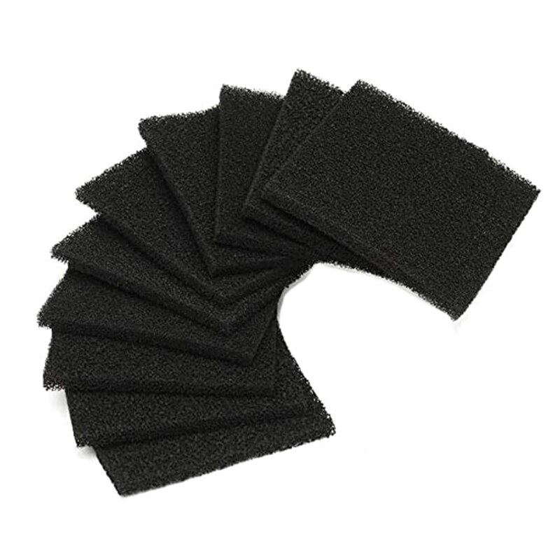 10Pcs/Set Activated Carbon Filter Sponge for 493 S... – Vicedeal