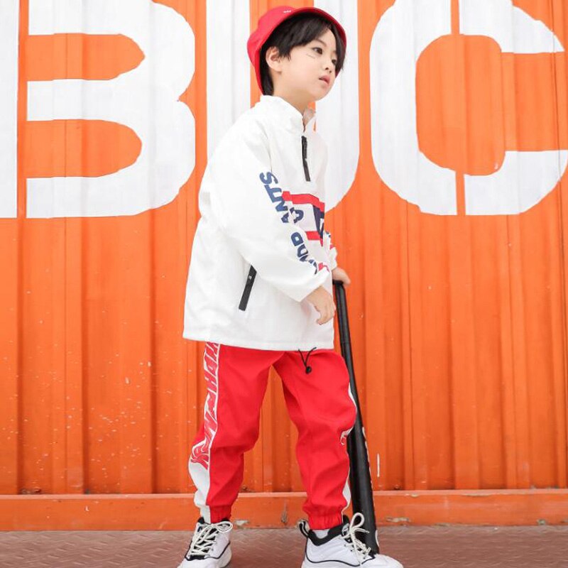 Kids Jacket Jogger Pants Hip Hop Stage Clothing Su... – Grandado