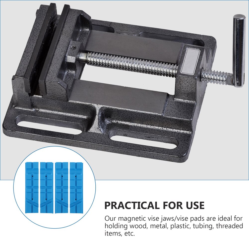 2 Sets Pu Bench Vice Bescherming Strip Vise Jaw Pa... – Grandado