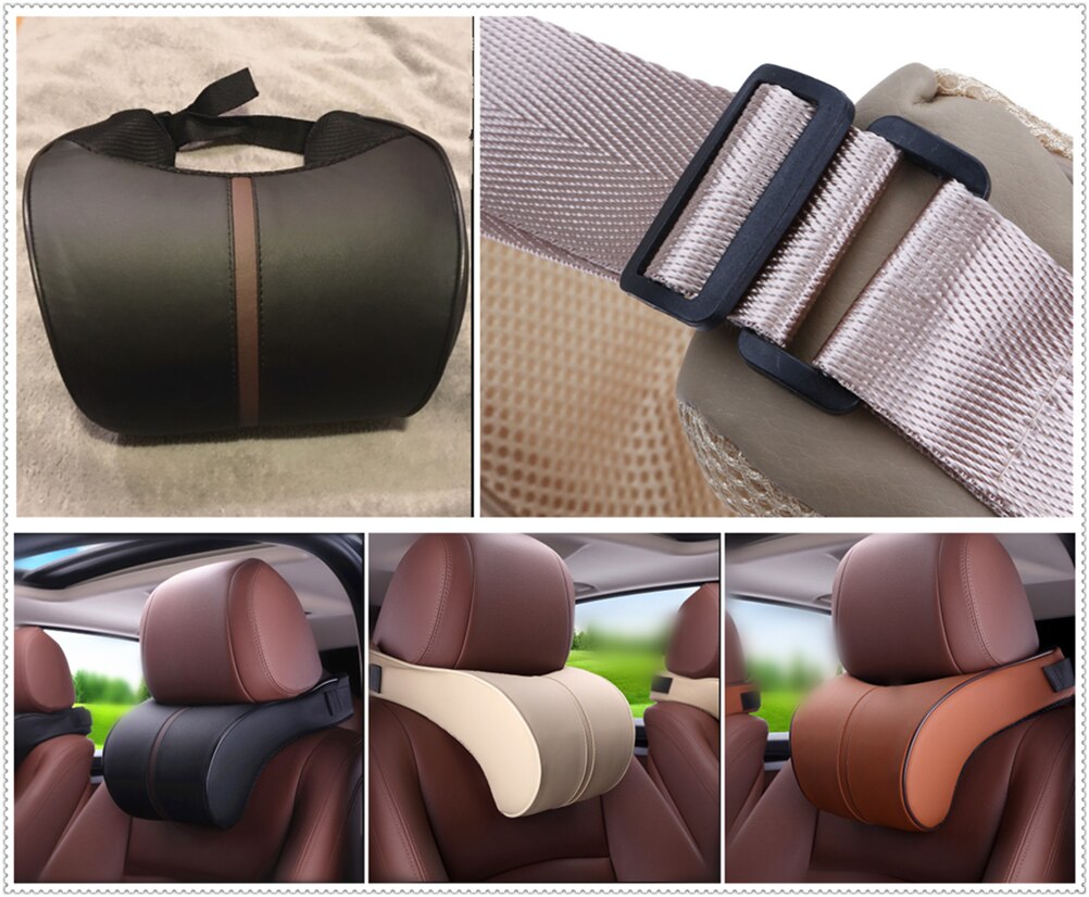 Auto Accessoires Stretch Katoen Hoofdsteun Nekkuss... – Grandado