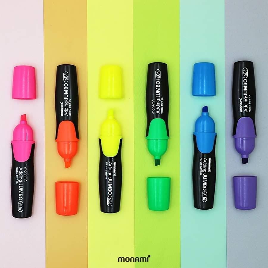 Monami 604 rotulador subrayador de Color brillante... – Grandado