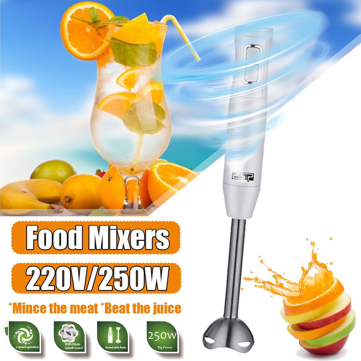 4 in 1 Blender Mixer Electric Immersion Hand Stick... – Vicedeal