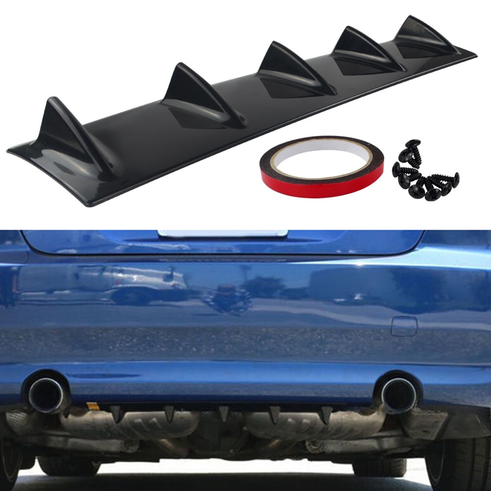 Universal Car Rear Body Bumper Diffuser Spoiler 5 ... – Vicedeal