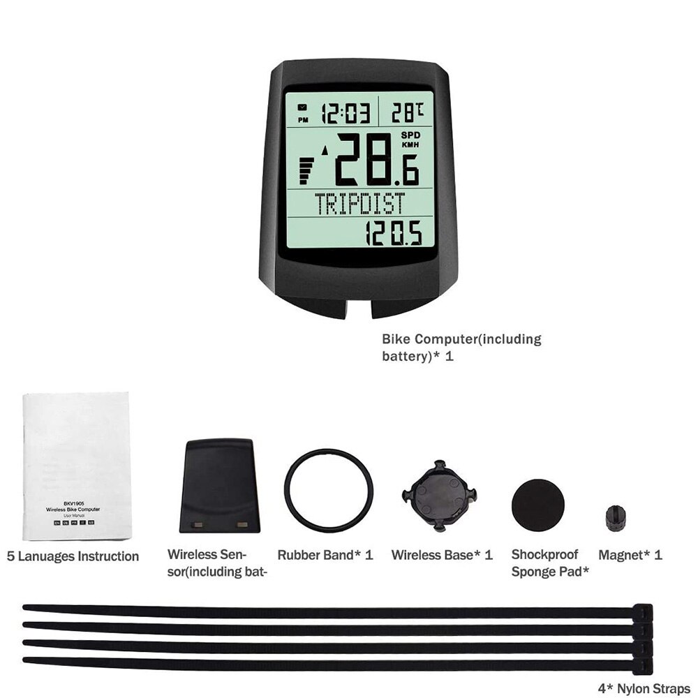 Multifunctionele Draadloze Bike Speed Meter Met Ee... – Vicedeal