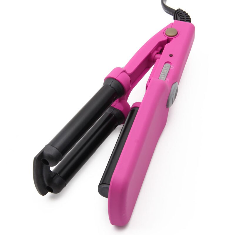 Mini Ceramic Hair Crimper Curler Curling Iron Tong... – Grandado