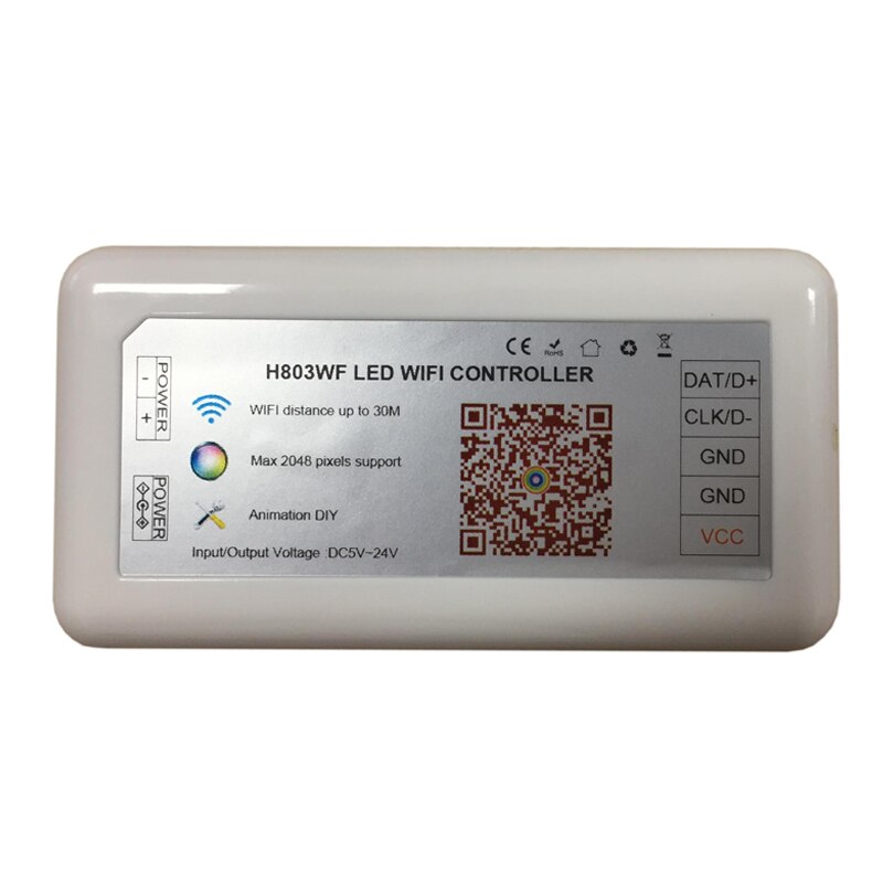 DC5-24V LED WIFI Controller Max 2048 Pixels Suppor... – Grandado