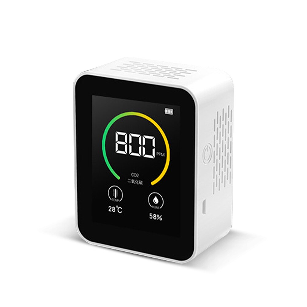 CO2 meter Intelligent Big Screen CO2 Temperature H... – Grandado