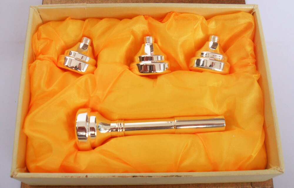 Trompete Mundstück Set Silber Überzogene 4 Größen ... – Vicedeal