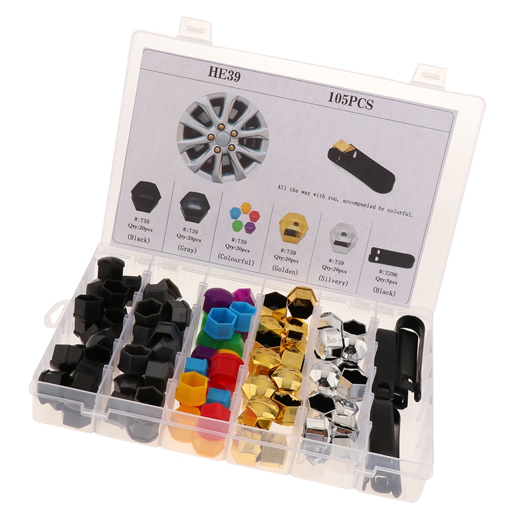 17mm Silicone Hexagonsal Wheel Lug Nut Cover Prote... – Grandado