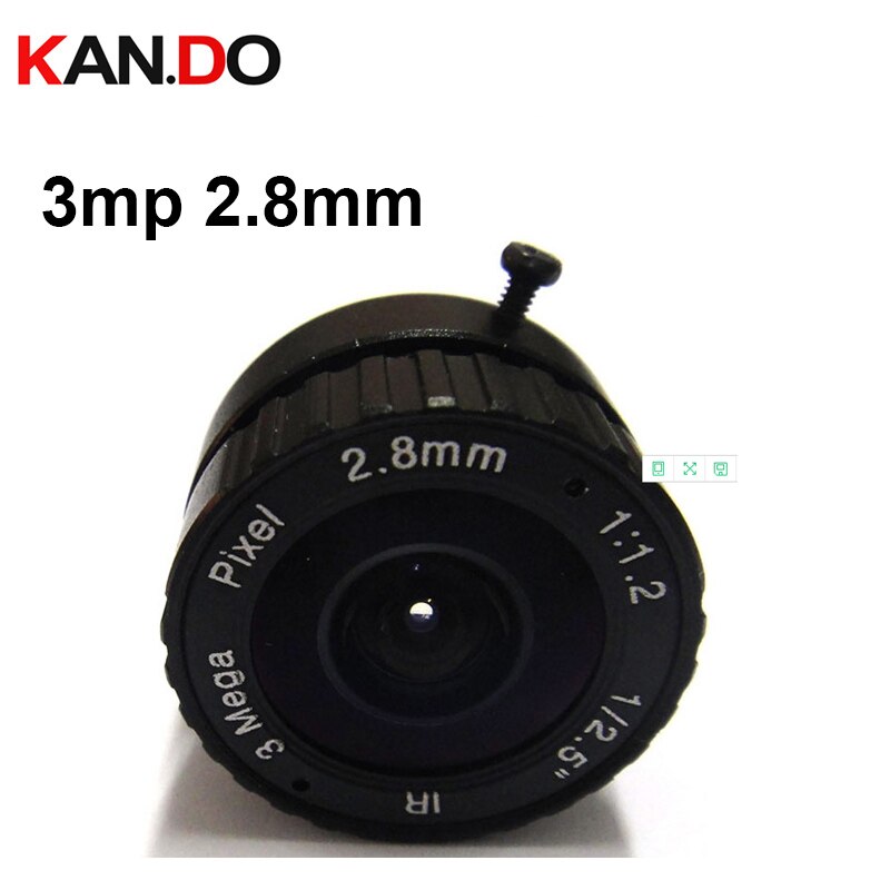 1/2.5" 3MP HD 2.8mm CCTV Lens CS mount IR wide ang... – Grandado