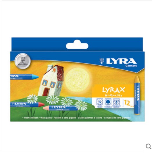 LYRA Color crayon 6 / 12 color primary school chil... – Grandado