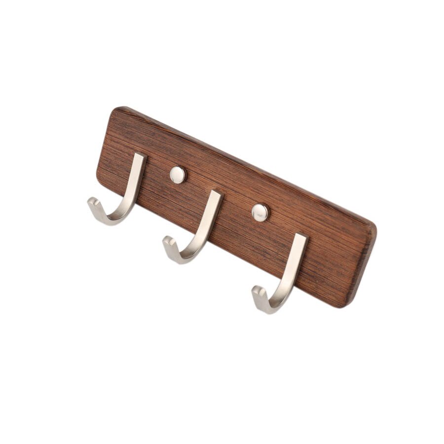 Wall Robe Hook 3 Towel Coat Hook Clothes Wood Hang... – Grandado