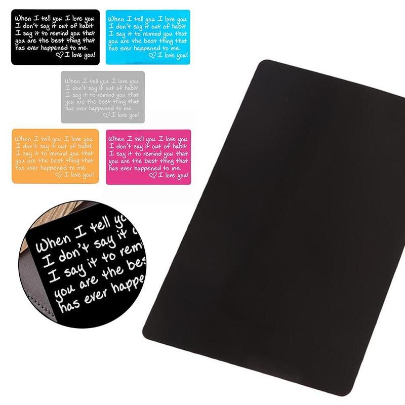 Mini Love Note Boyfriend Engraved Wallet Inserts P... – Grandado