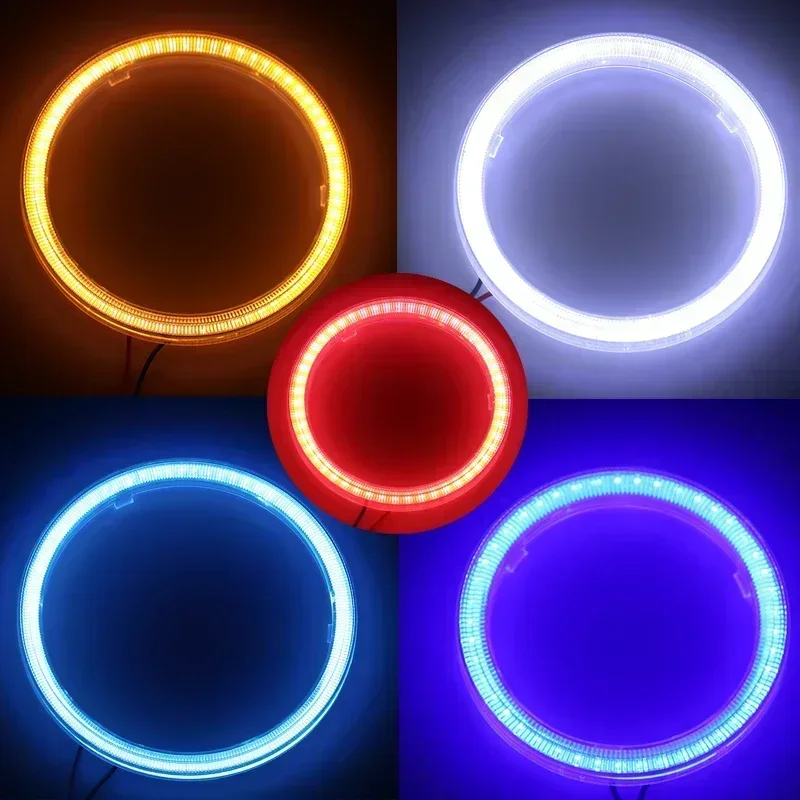 COB LED Koplamp Angel Eyes Lamp Halo Ring Lamp Aut... – Vicedeal