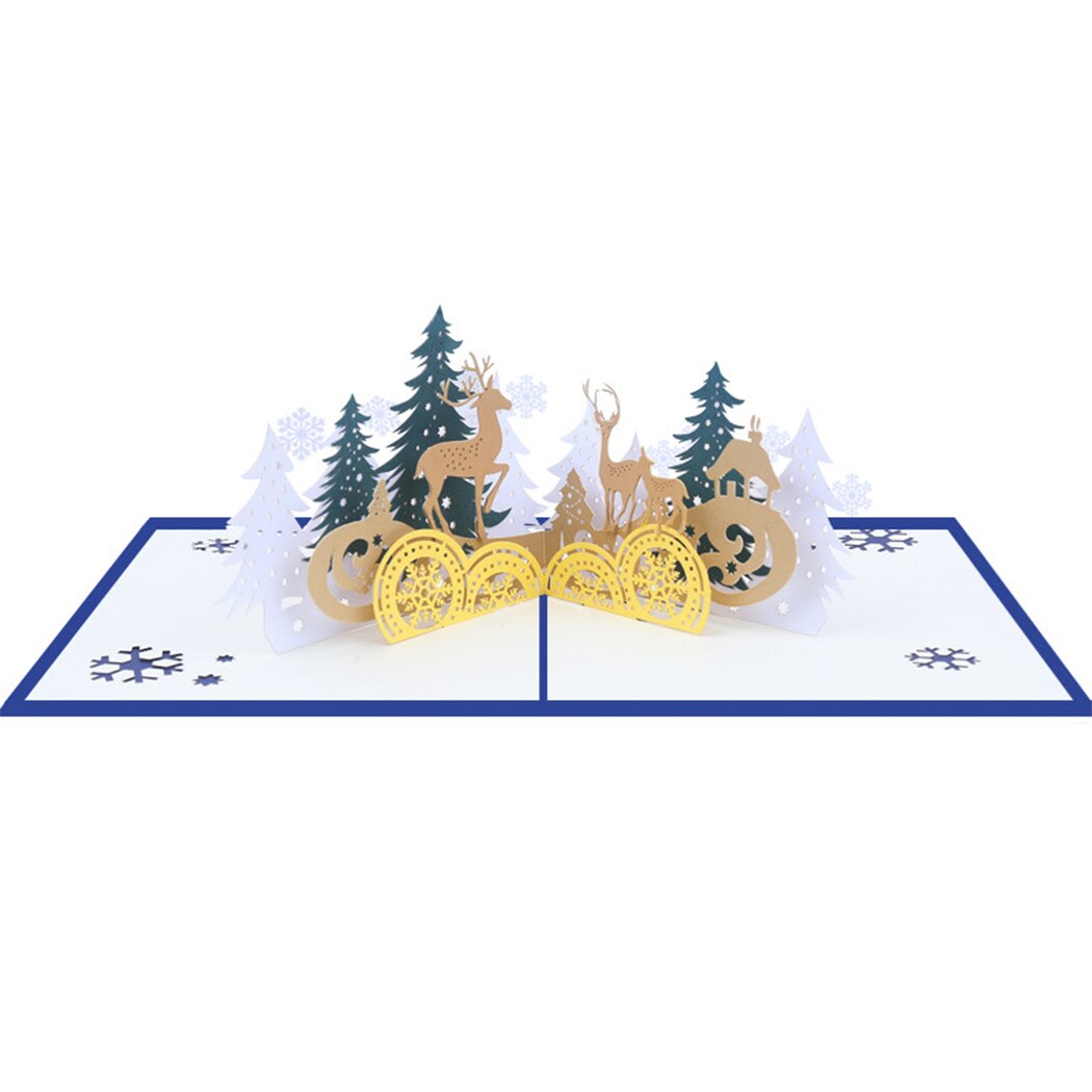 Tarjetas de Navidad 3D Pop Up serie Feliz navidad ... – Grandado