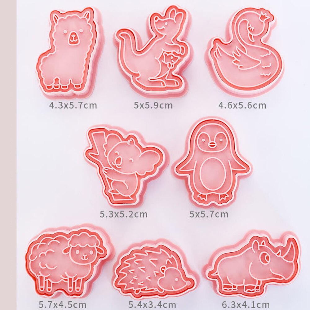 8Pcs/Set Animals Cookie Cutter Biscuit Mold Pengui... – Grandado