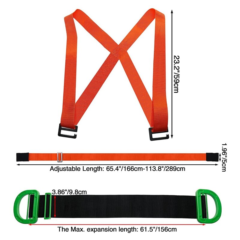 10Pcs Furniture Moving Belt Set, Shoulder Lifting ... – Vicedeal