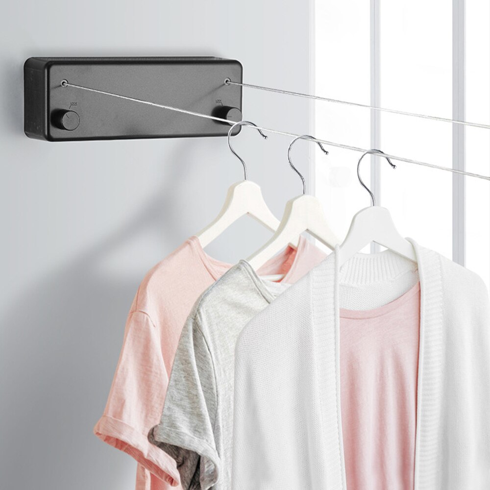 Wall Mounted Retractable Clothesline Indoor Outdoo... – Vicedeal