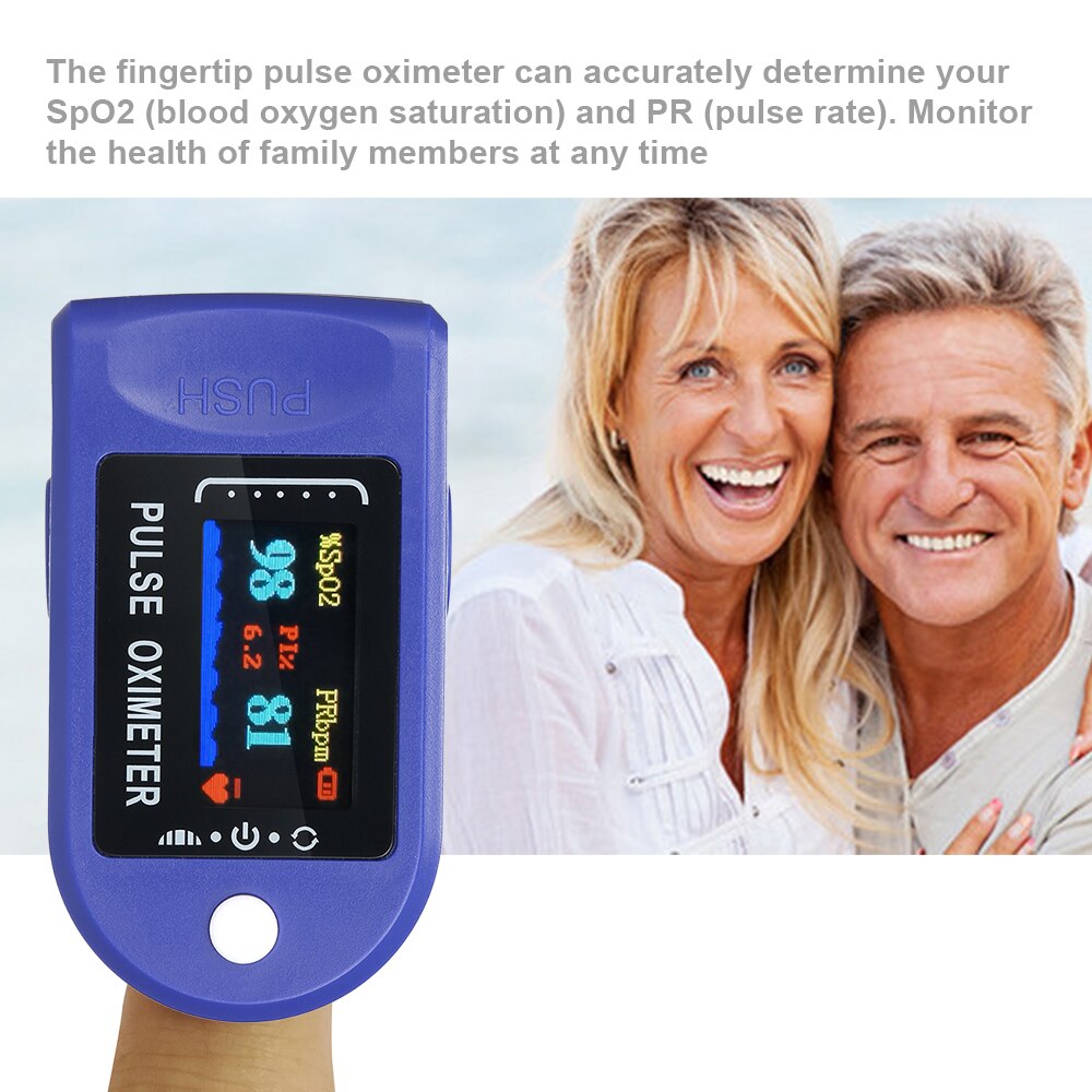 Digital Fingertip Pulse Oximeter LED Display Blood... – Grandado