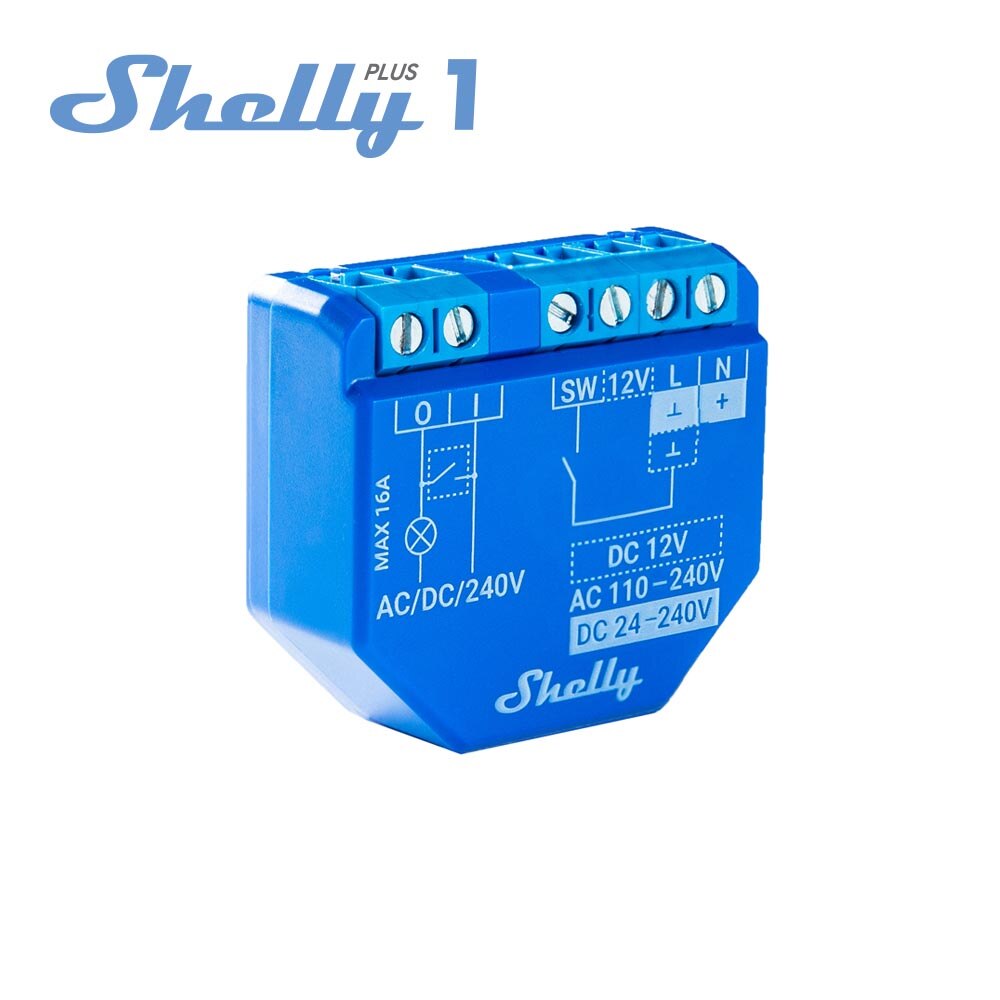 Shelly Plus 1 Smart Switch WiFi Bluetooth Operated... – Grandado