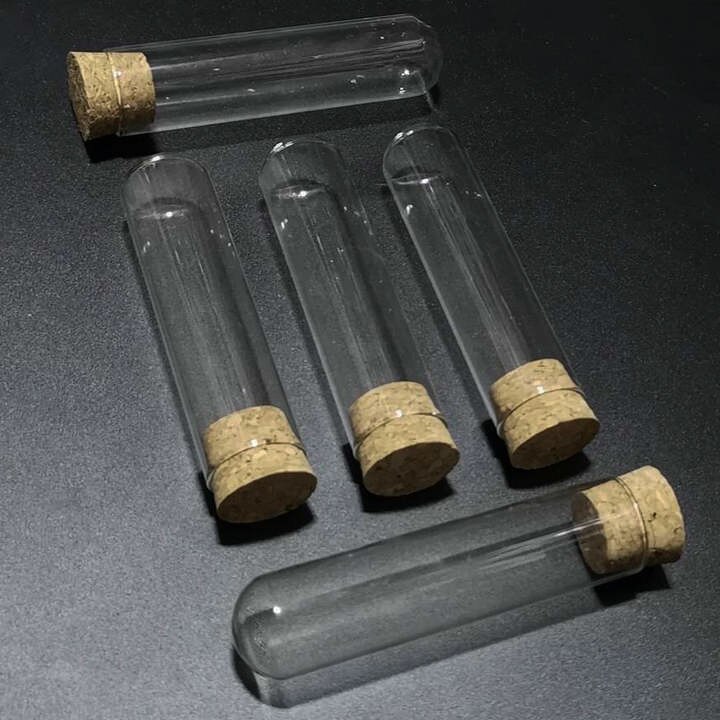30pcs/lot 25x100 mm Round bottom Glass test tube w... – Grandado