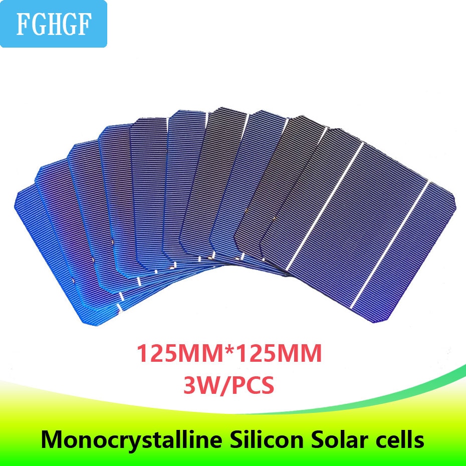 10PCS 125*125 Monocrystalline Silicon Solar Cells ... – Vicedeal