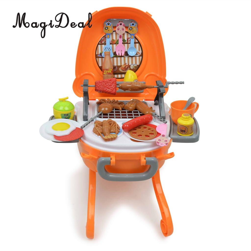 40 Pieces of Plastic BBQ Grill Game Pretend Play T... – Grandado