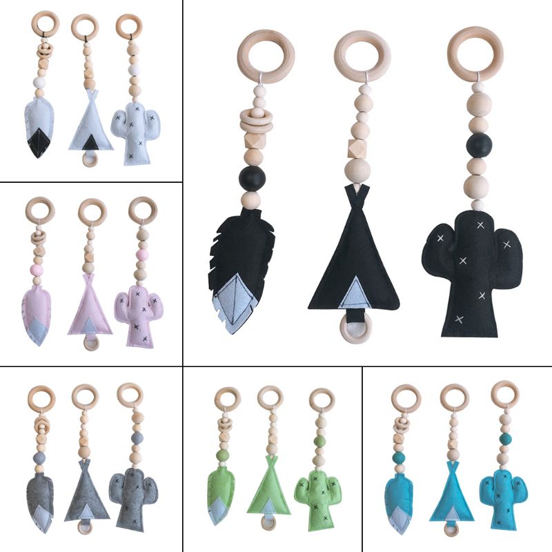 Baby Gym Toy Frame Sensory Nursery Kids Room Decor... – Grandado