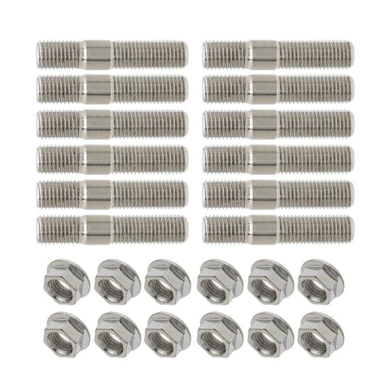 10mm M10 x 1.25 Exhaust Studs Serrated Nuts Bolts ... – Vicedeal