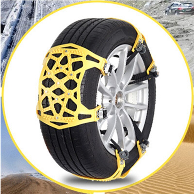 1/3/6 stk tpu snøkjeder universell 165-265mm dekk ... – Grandado