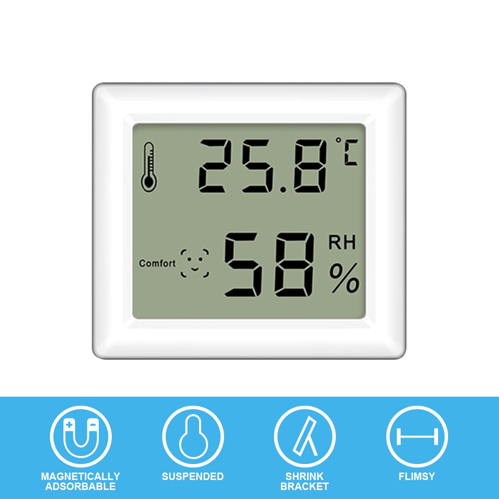 LCD Digital Thermometer Hygrometer Indoor Electron... – Vicedeal
