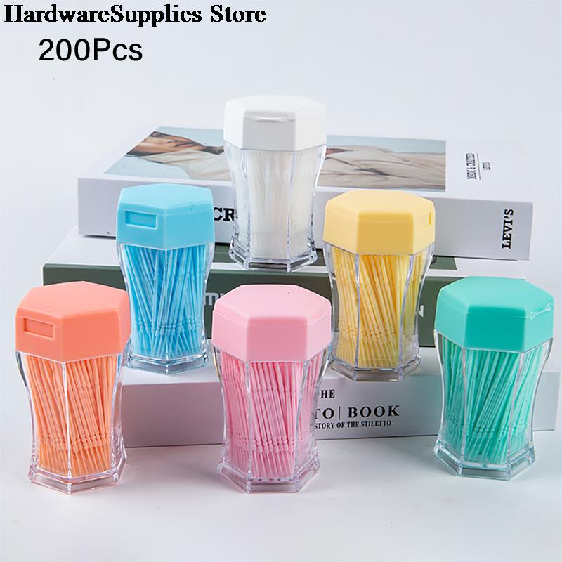 200pcs Soft Plastic Double-head Brushed Toothpick ... – Vicedeal