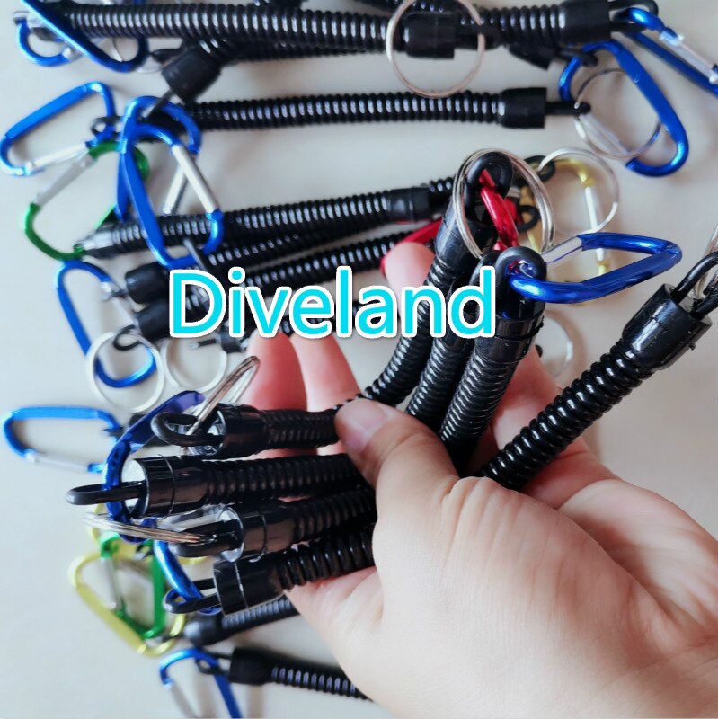 Scuba Diving Anti-Lost Spring Coil Lanyard with Al... – Vicedeal