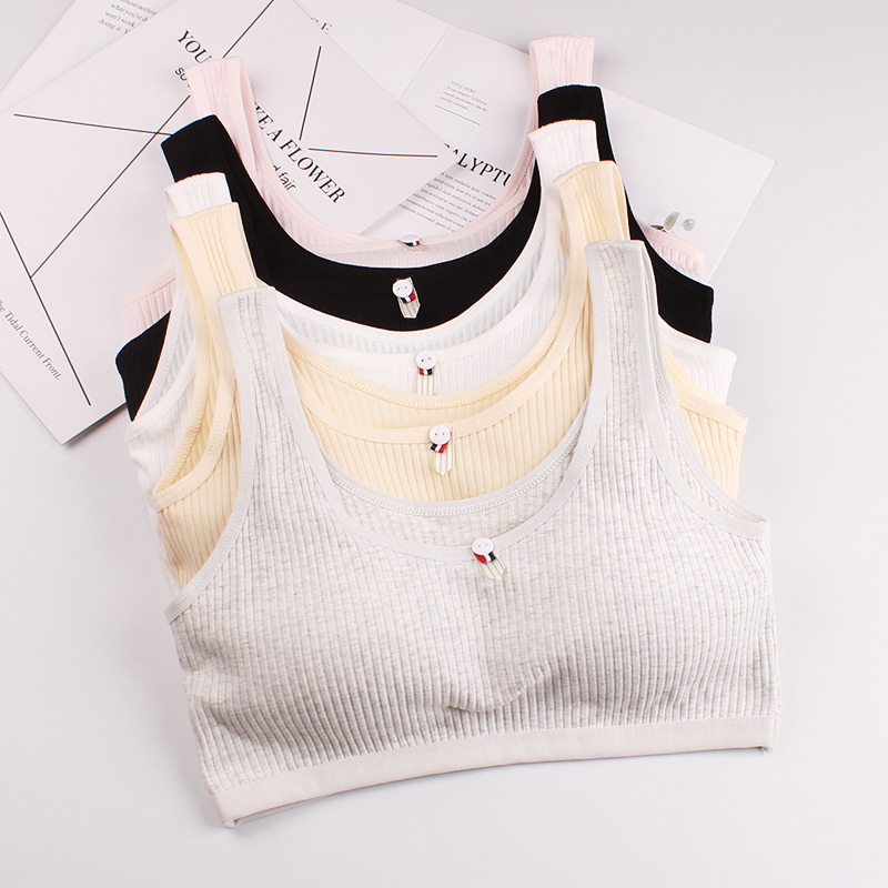 Girls Bra Cotton Kids Sports Bra Breathable Bustie... – Vicedeal