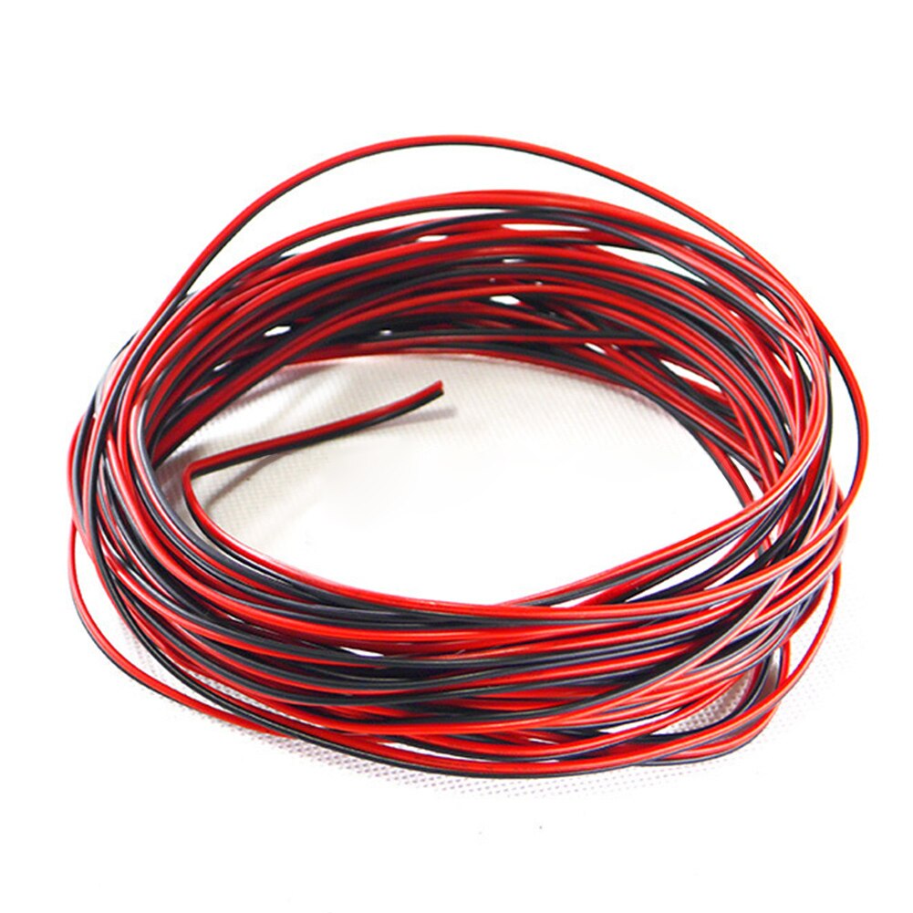 10M Koper 22AWG 2 Pin Rood Zwart Pvc Elektrische K... – Vicedeal