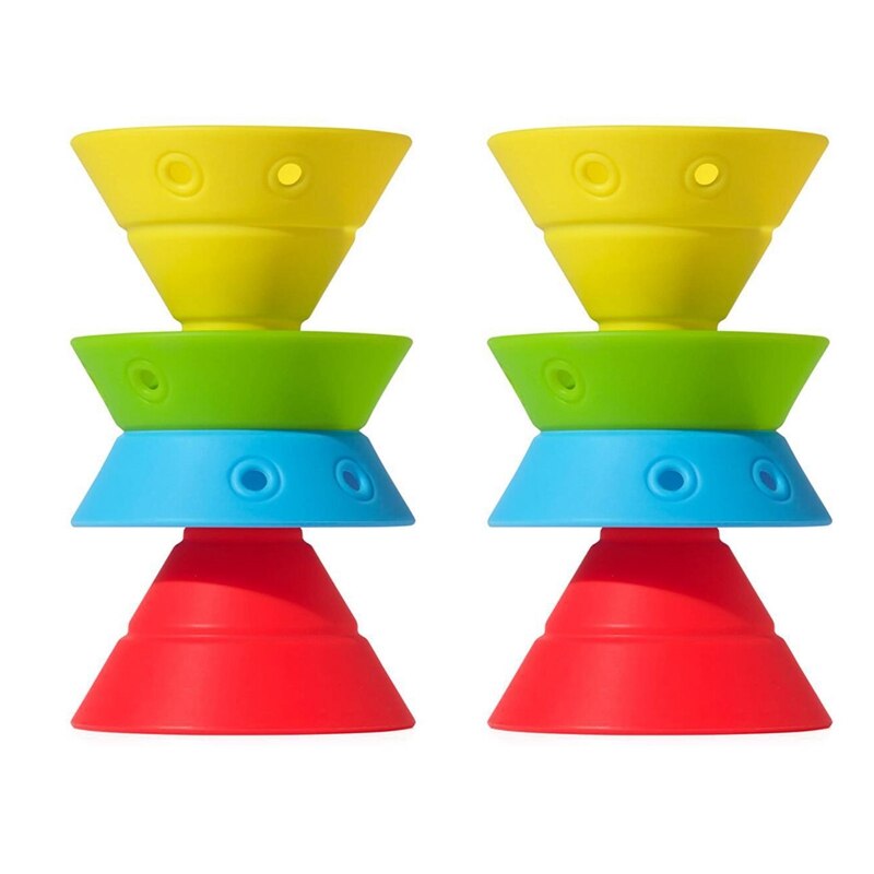 4Pcs/8Pcs Multicolor Convertible Cones Building To... – Vicedeal