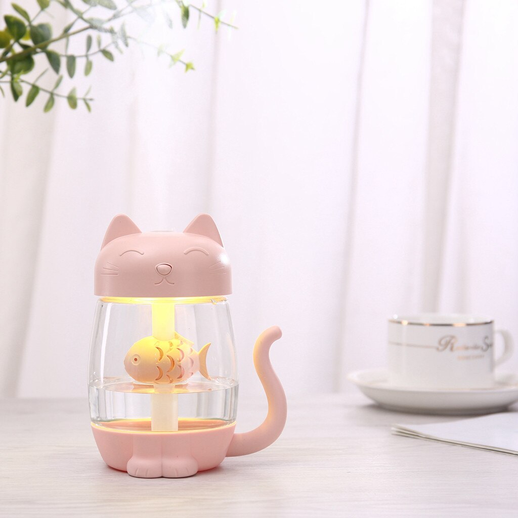Summer Cute Cat Home Air humidifier Essential Oil ... – Grandado