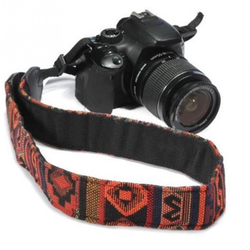 Retro Vintage Trendy Style Camera Strap fine strip... – Grandado