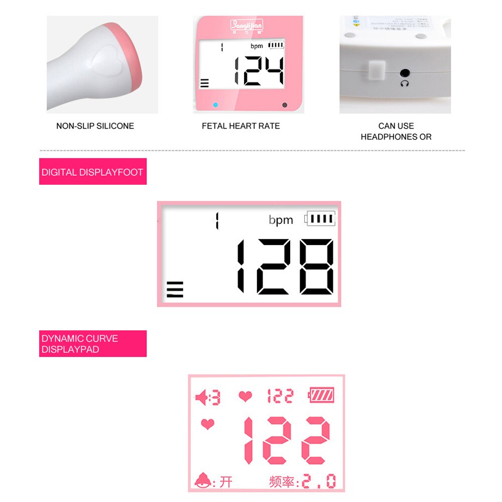 Fetal Tester No Radiation High Sensitive Household Vicedeal