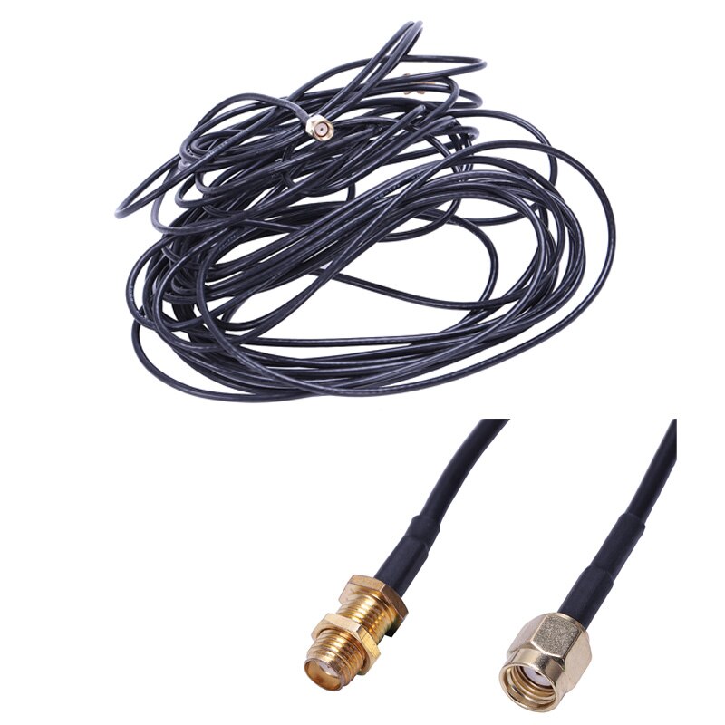 10M Black RP-SMA Male to Female Wifi Antenna Conne... – Grandado