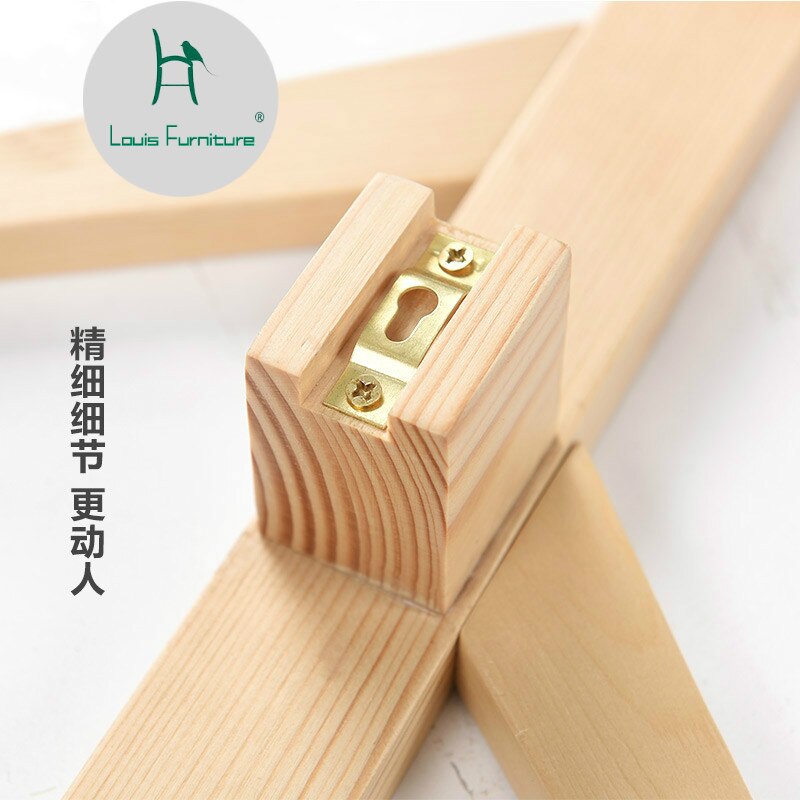 Louis Coat Racks Solid Wood Wall Upper Shelf, Bedr... – Vicedeal