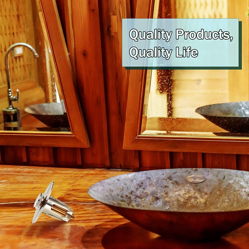 Bathroom Sink Stopper Core Push Type Sink Stopper ... – Grandado