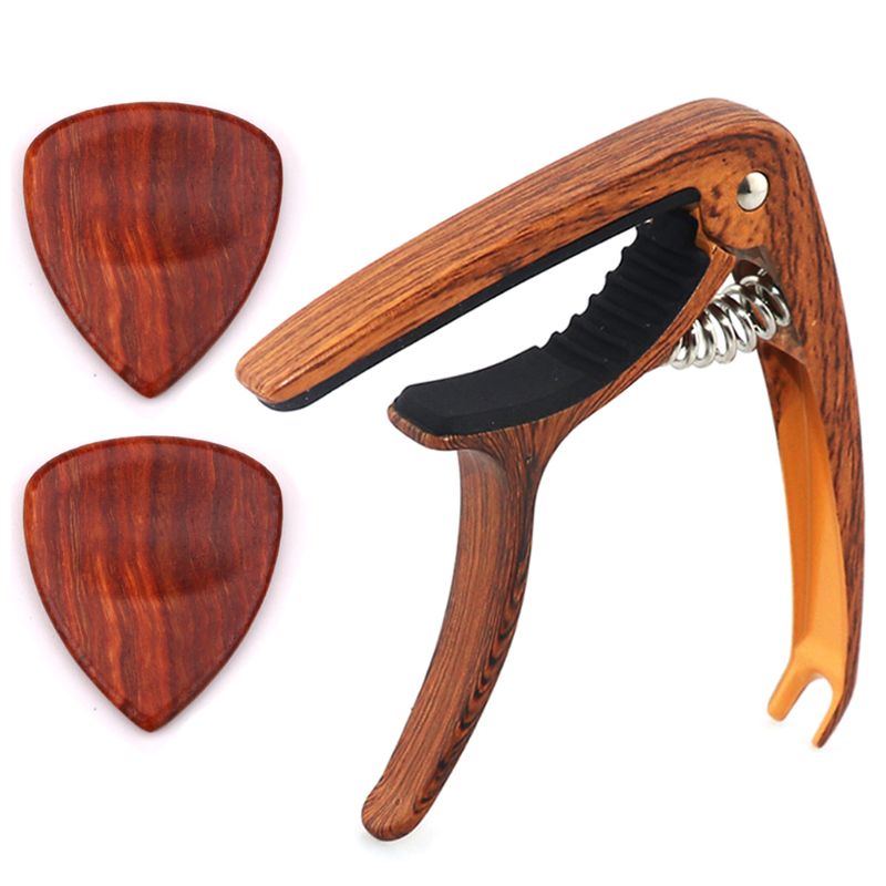 3 unids/set guitarra de grano de madera Capo juego... – Grandado